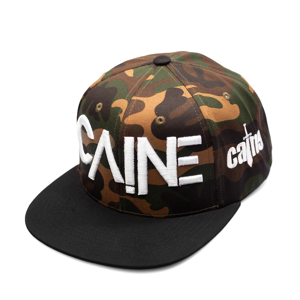 Caine Multi Logo "Camo/Black" Snapback – The Life Apparel